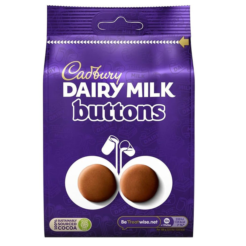 Cadbury Dairy Milk Buttons 119g Buy Online at Apex Cargo