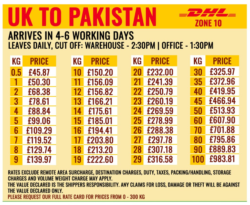 DHL International Shipping to USA & Beyond – Apex Cargo